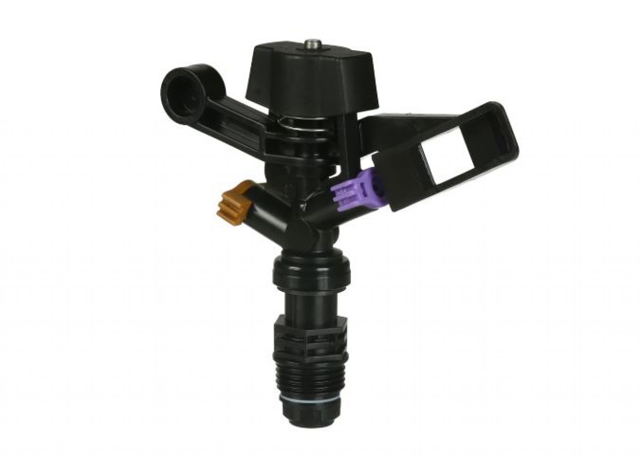 Plastic Impact Sprinkler Black 35 feet ½ inch Male - Drip Irrigation BD ...