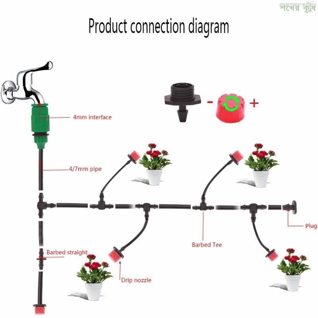 25 plants Drip irrigation Package - Drip Irrigation BD Ltd. (DIBL)